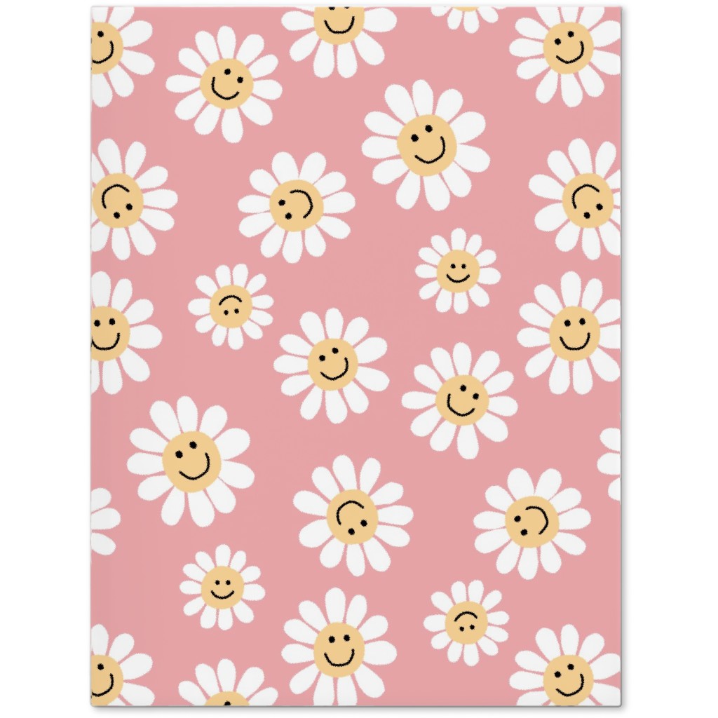 Smiley Daisy Flowers - Pink Journal | Shutterfly