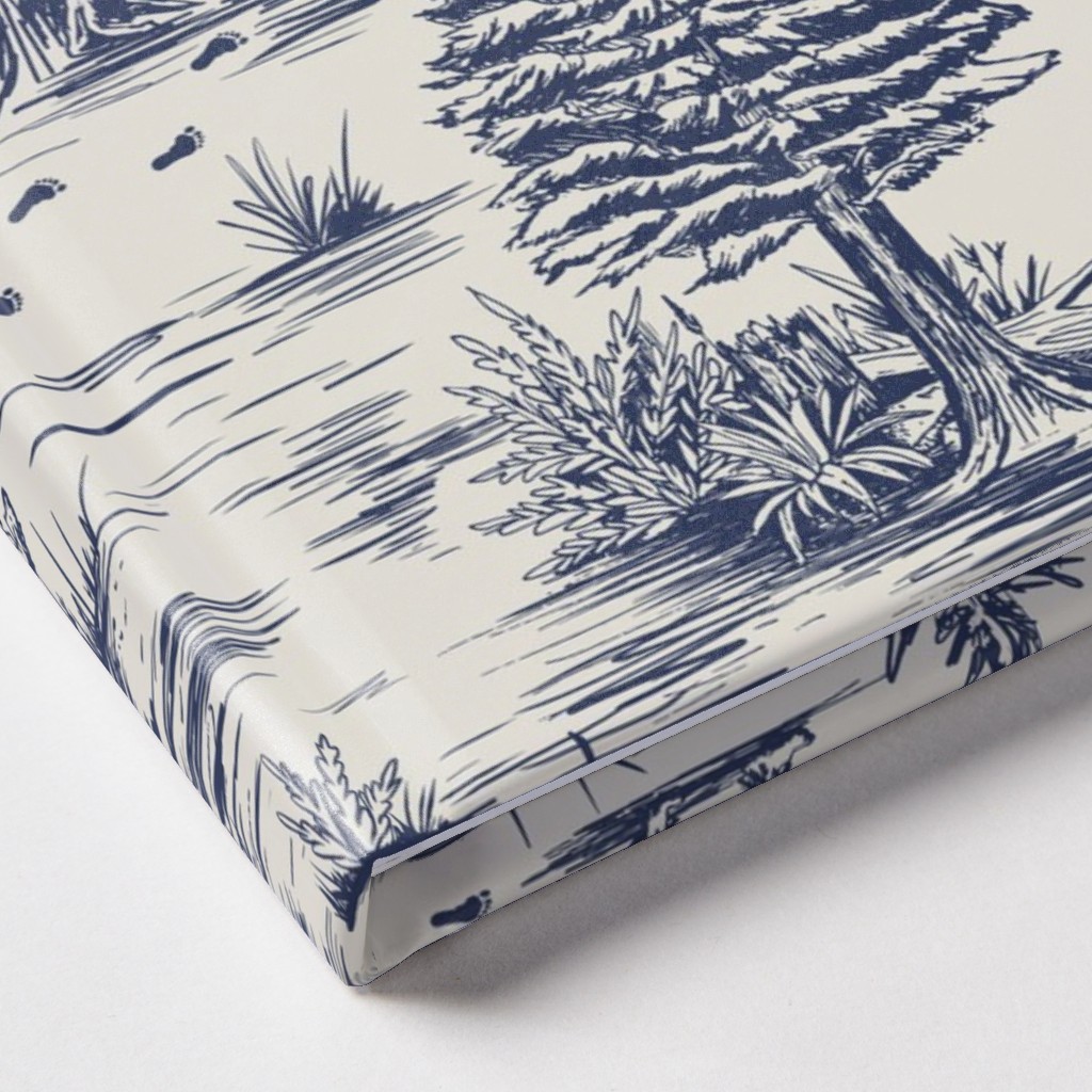 Bigfoot / Sasquatch Toile De Jouy - Blue Journal | Shutterfly