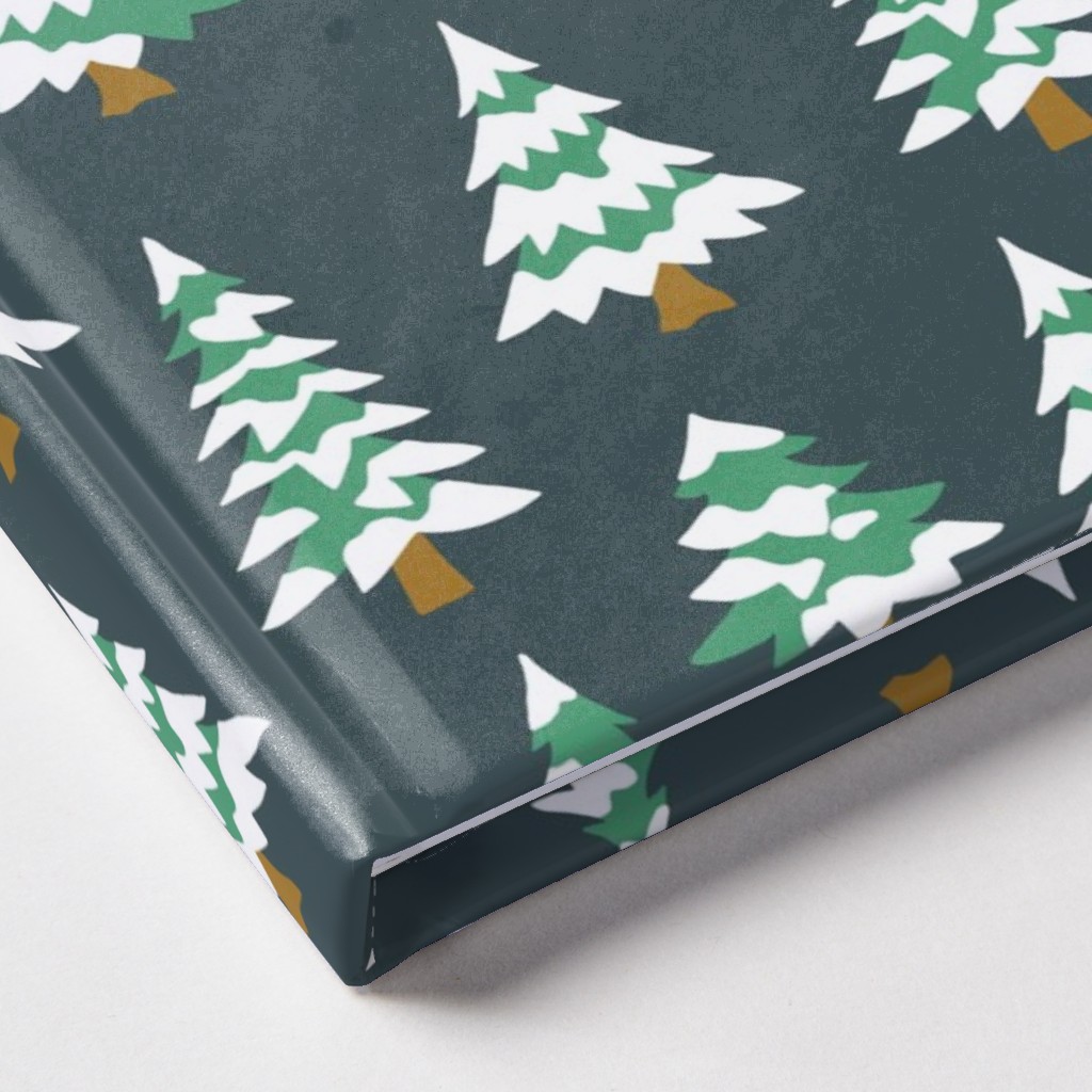 Winter Village Trees With Snow - Dark Journal | Shutterfly