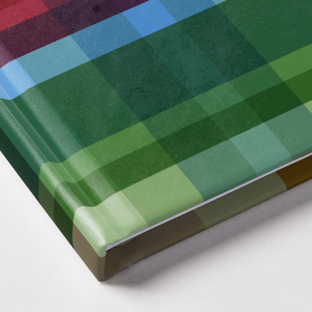 Gingham Rainbow Check Journal | Shutterfly