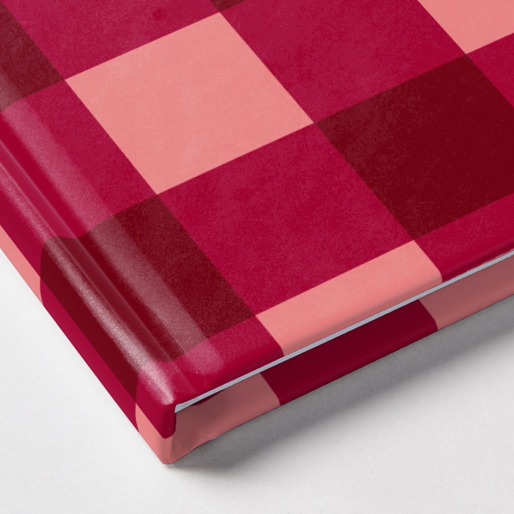 Gingham Check - Red and Pink Journal | Shutterfly