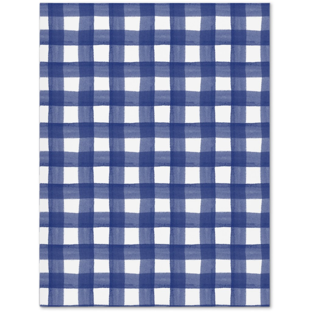 Watercolor Gingham - Navy Blue Journal | Shutterfly