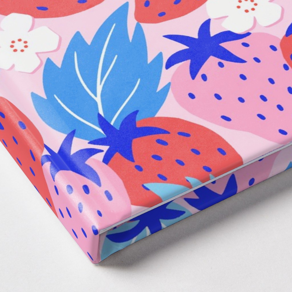 Papercut Strawberries - Blue and Pink Journal | Shutterfly