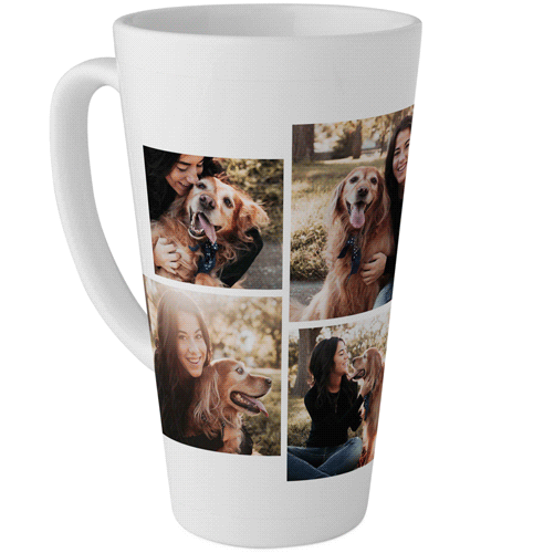 Gallery of Six Portrait Tall Latte Mug by Shutterfly | Shutterfly