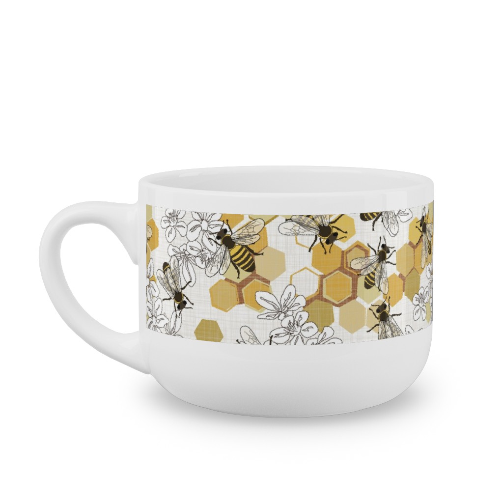 Save the Honey Bees - Yellow Latte Mug | Shutterfly