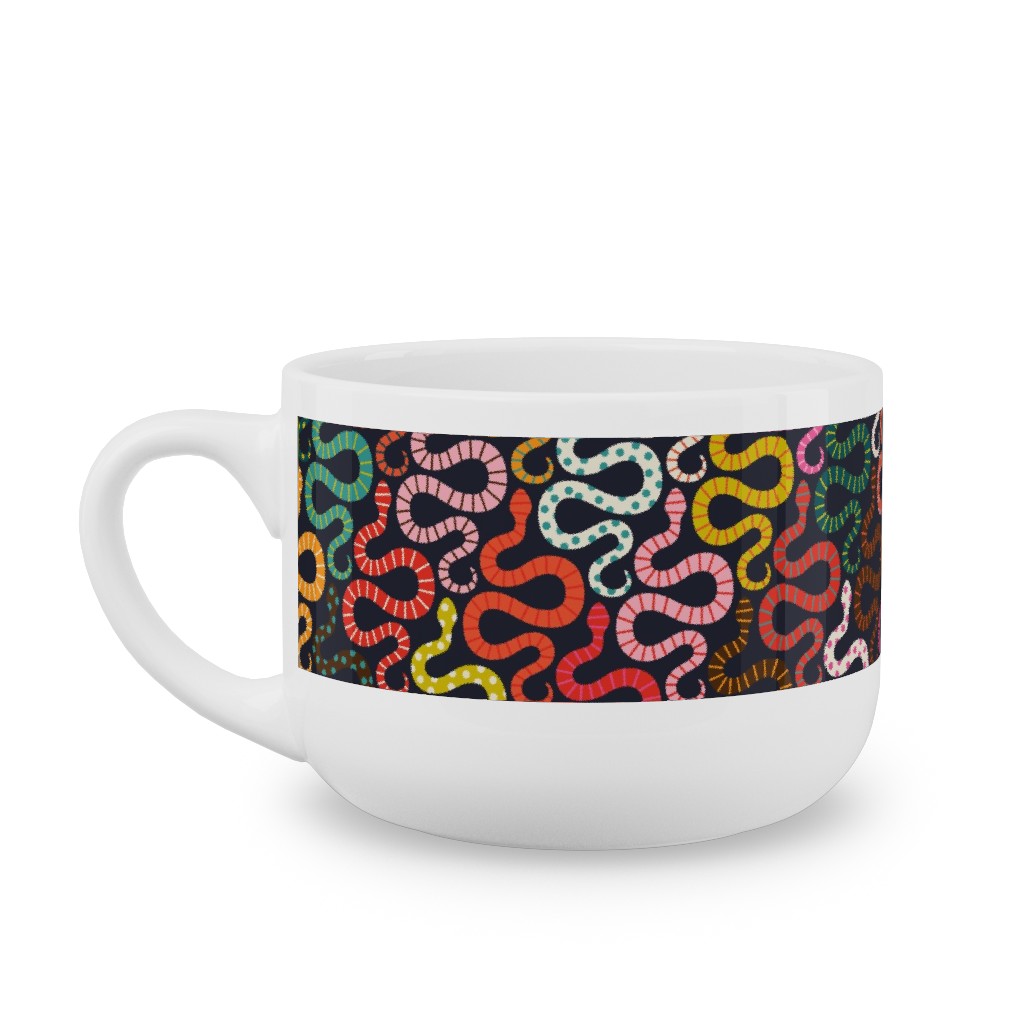 Snake-a-Delic - Multi Latte Mug | Shutterfly