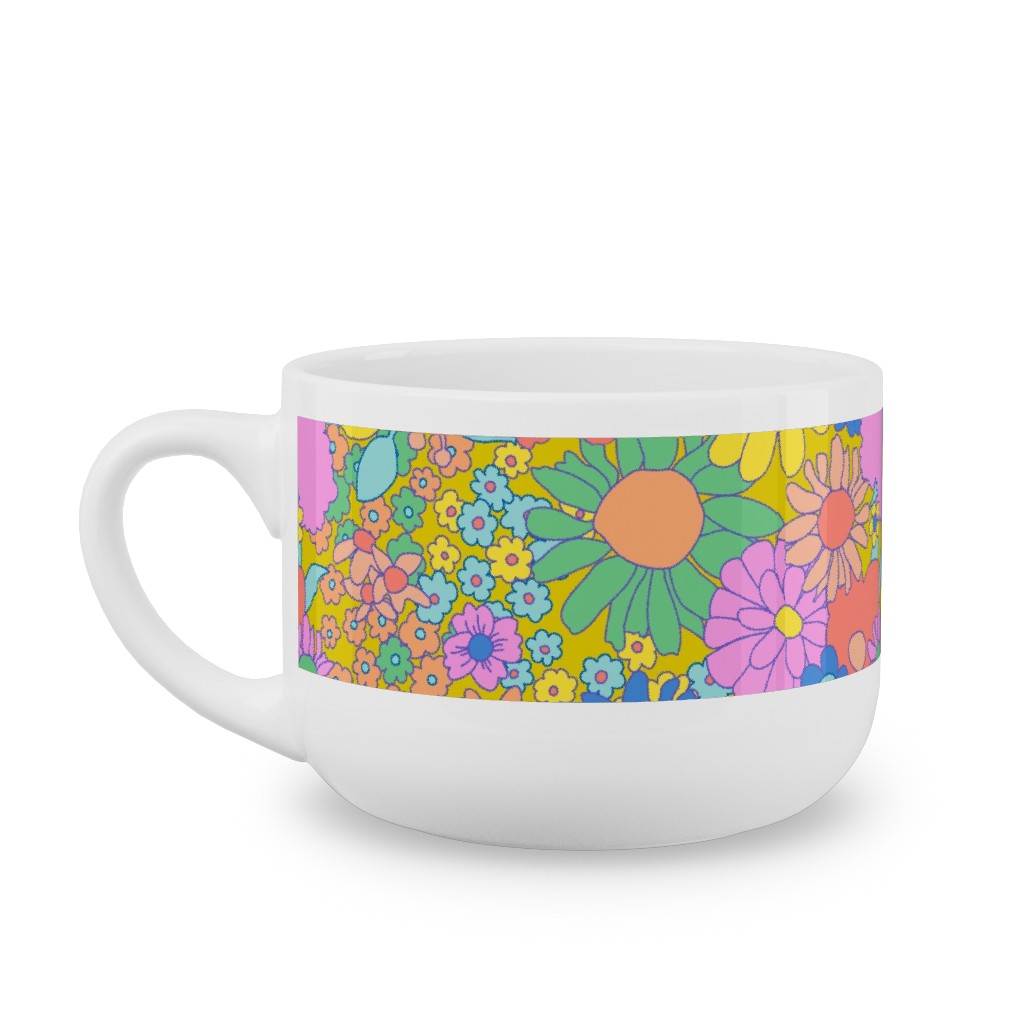 Groovy Meadow - Multi Latte Mug | Shutterfly