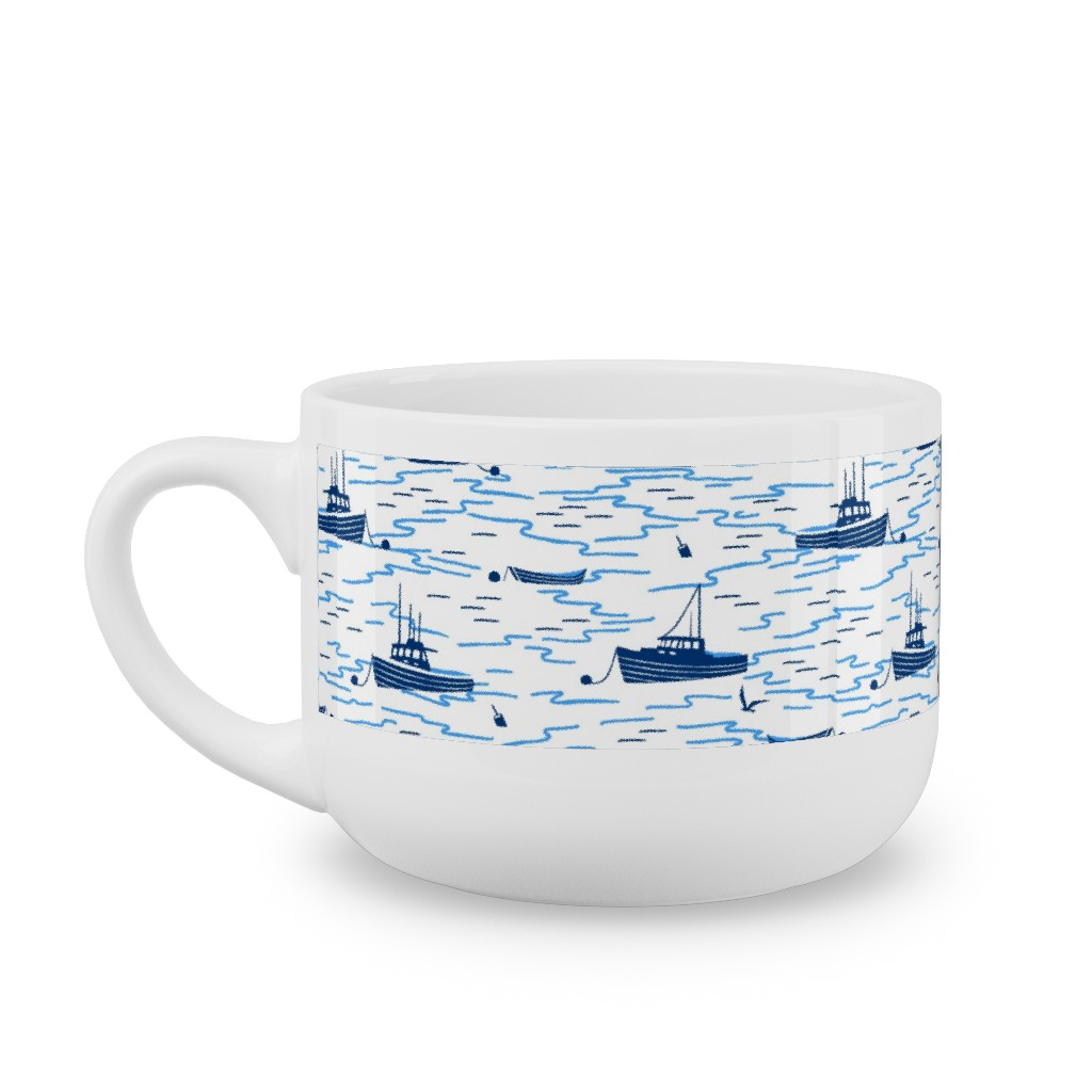 Harbor Boats - White Latte Mug | Shutterfly