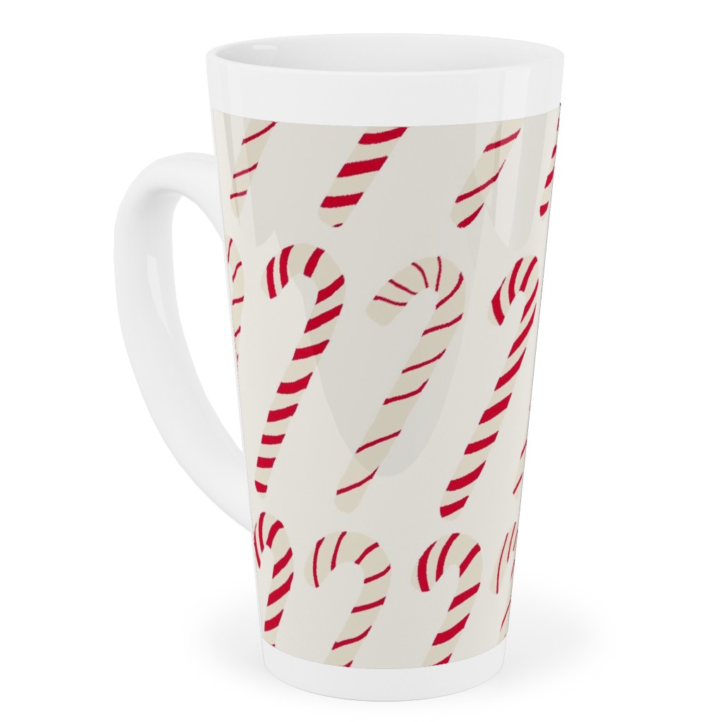 Dancing Candy Canes Tall Latte Mug | Shutterfly