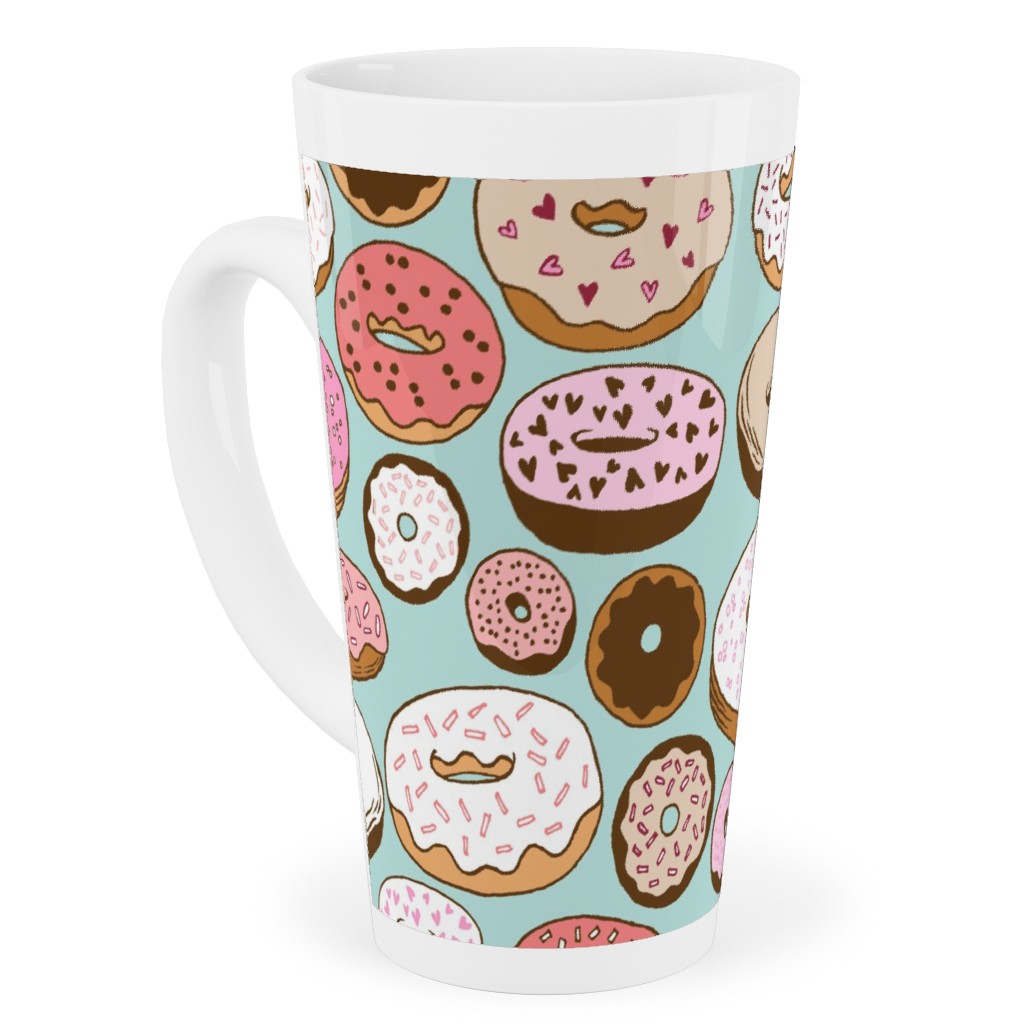 Donuts - Blue Tall Latte Mug | Shutterfly