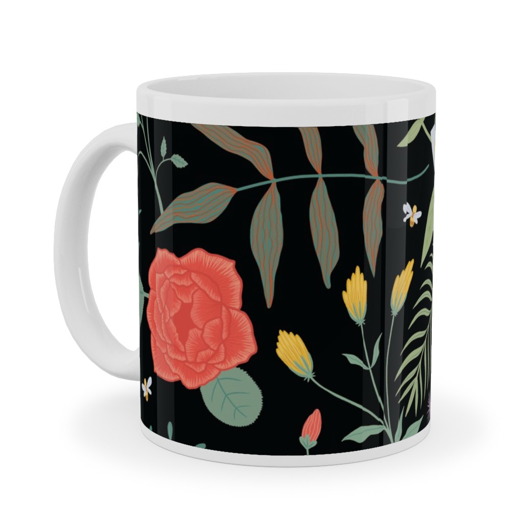 Hawaii Floral - Black Ceramic Mug | Shutterfly