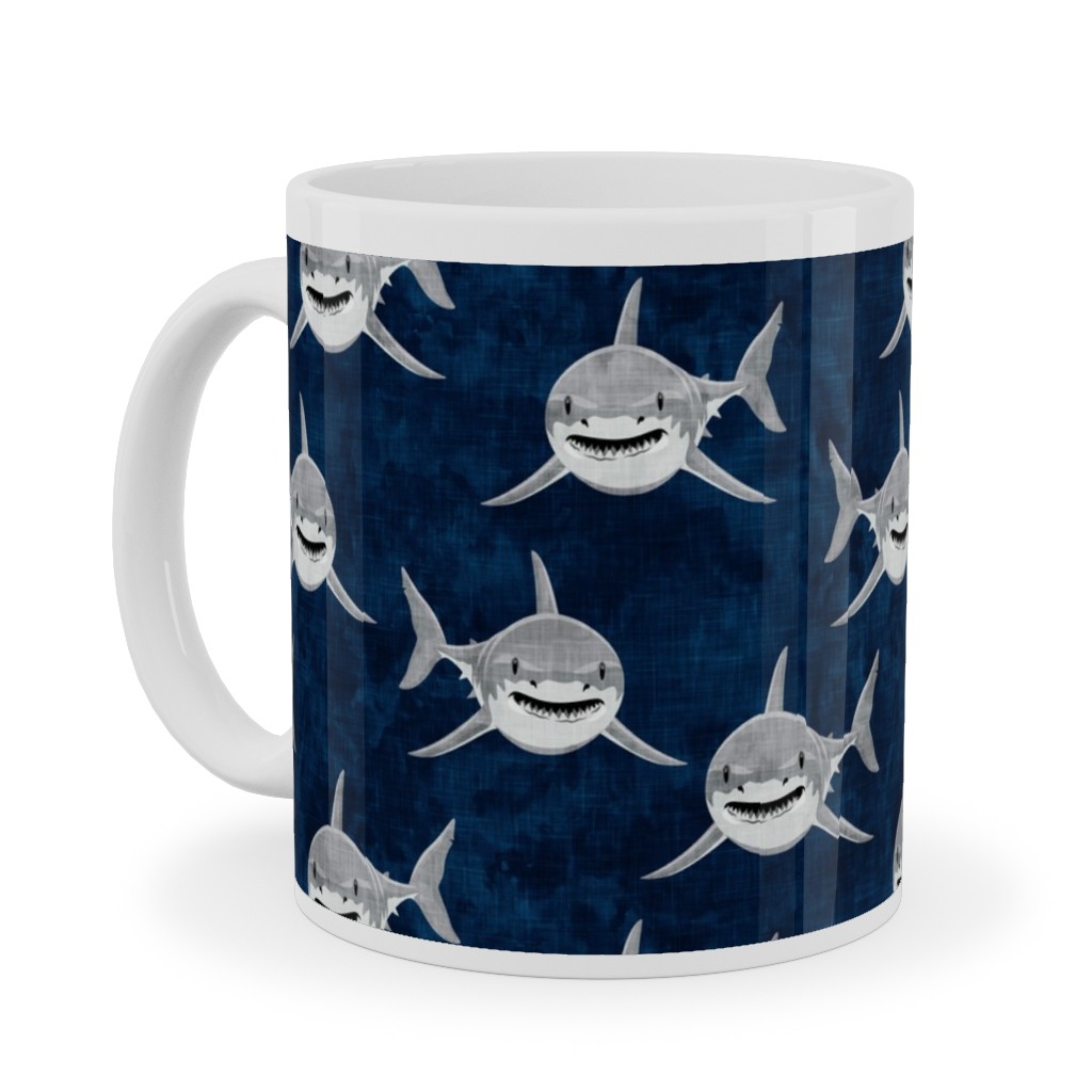 Great White Sharks - Blue Serving Platter | Shutterfly