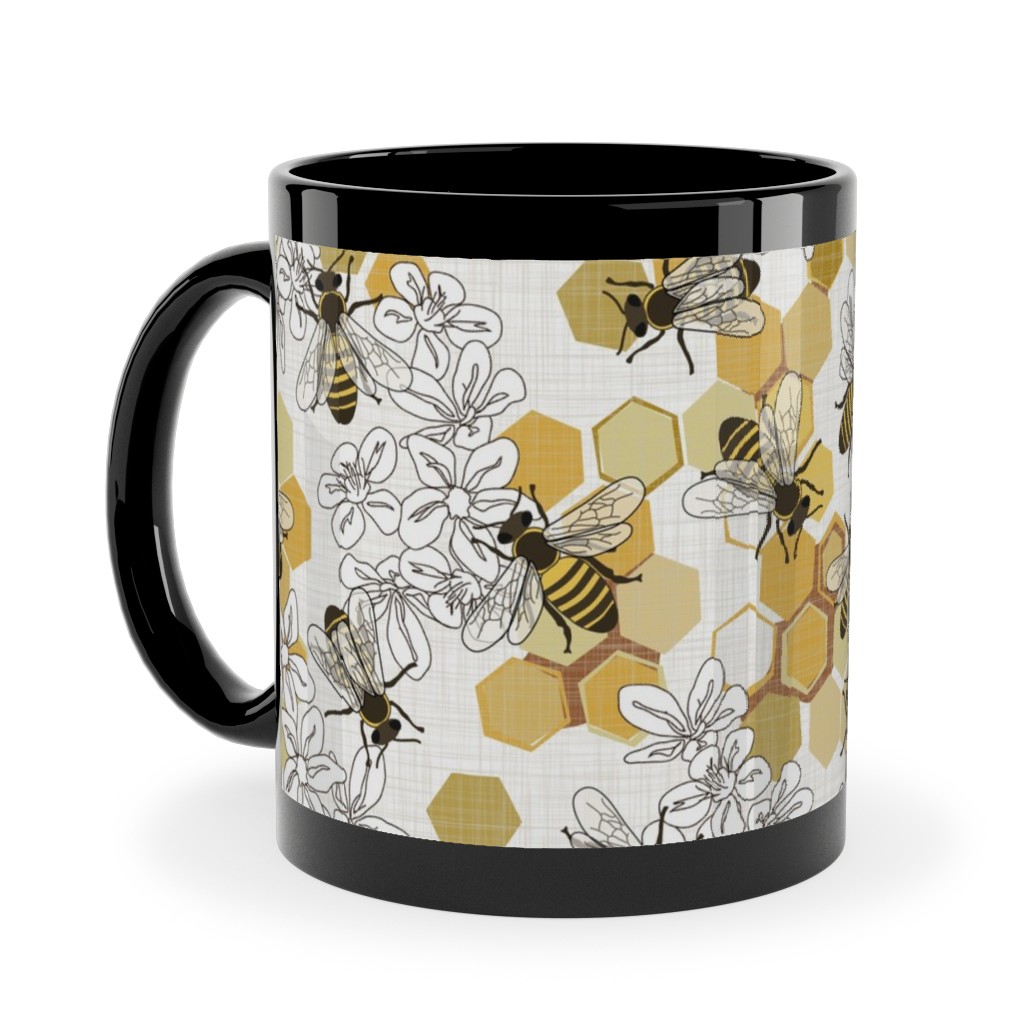 Save the Honey Bees - Yellow Ceramic Mug | Shutterfly