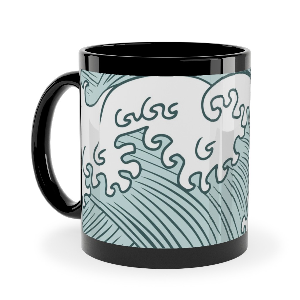 Japanese Waves Ceramic Mug | Shutterfly