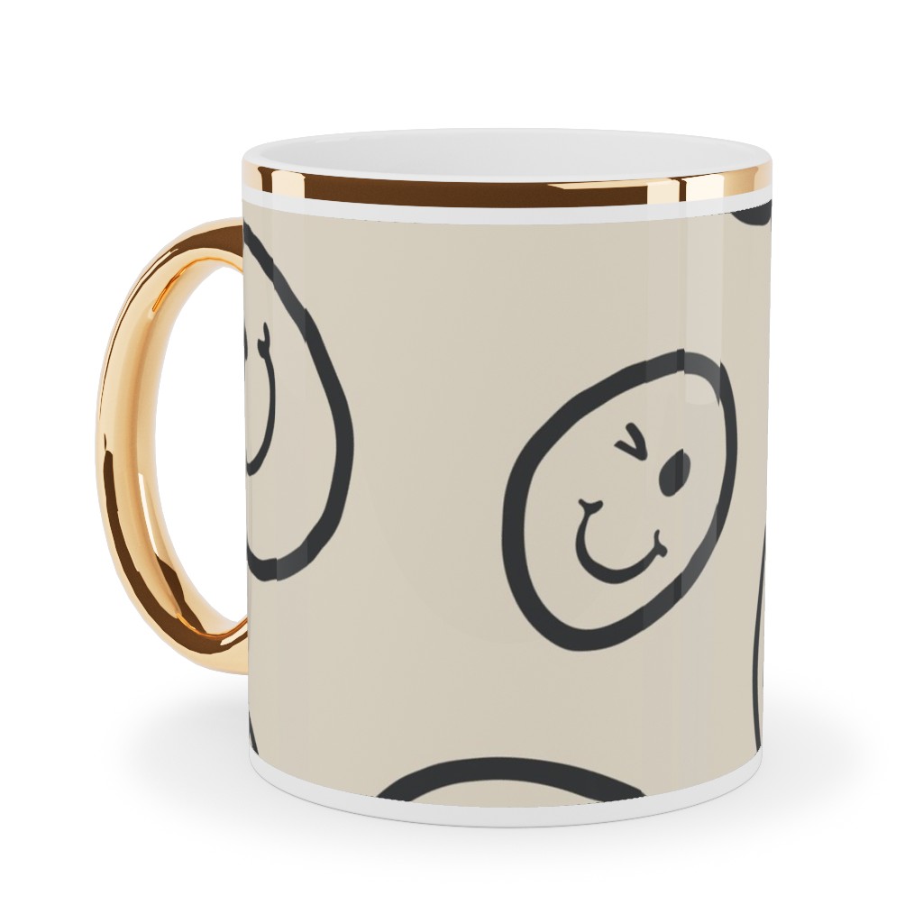 Smiley Winking Faces Ceramic Mug | Shutterfly