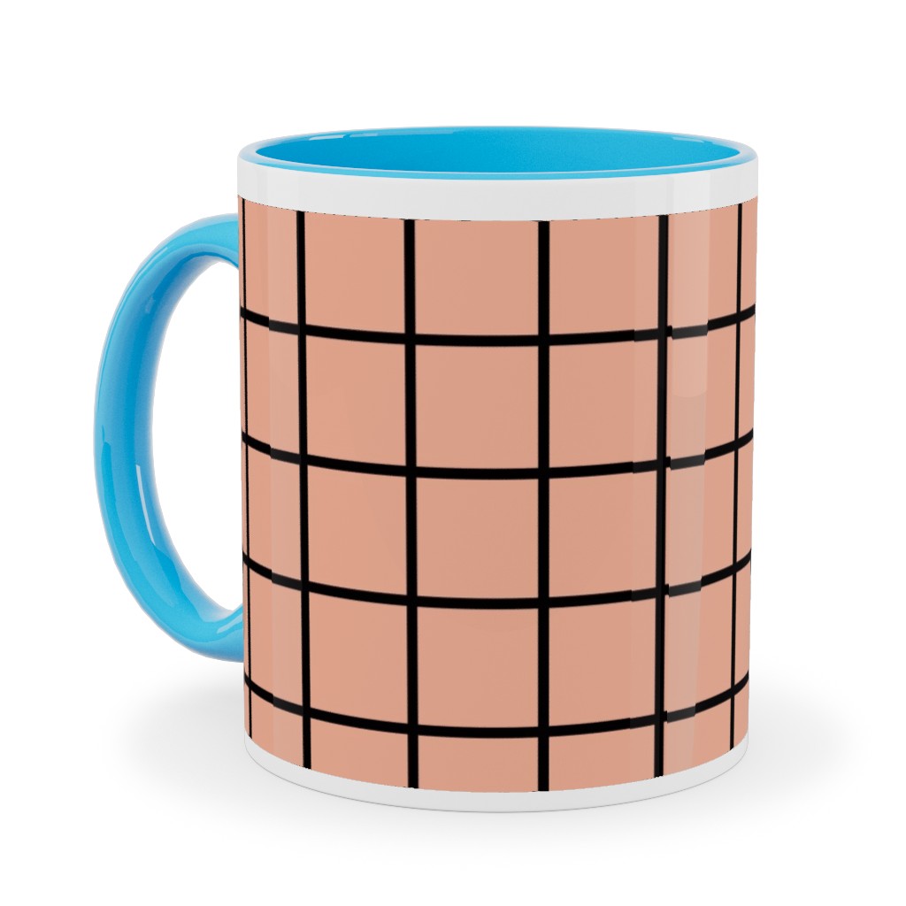 Square Grid Ceramic Mug | Shutterfly