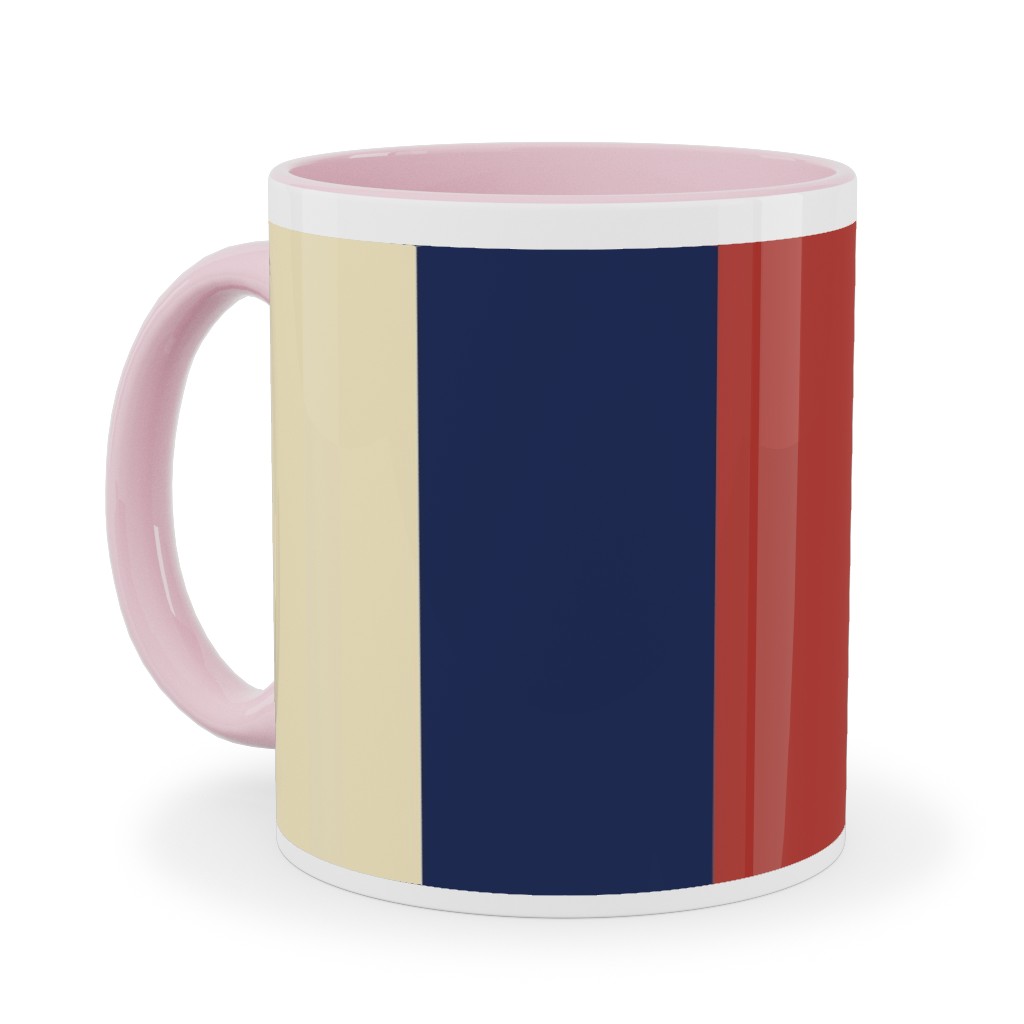 Camping Stripe Vertical - Multi Ceramic Mug | Shutterfly