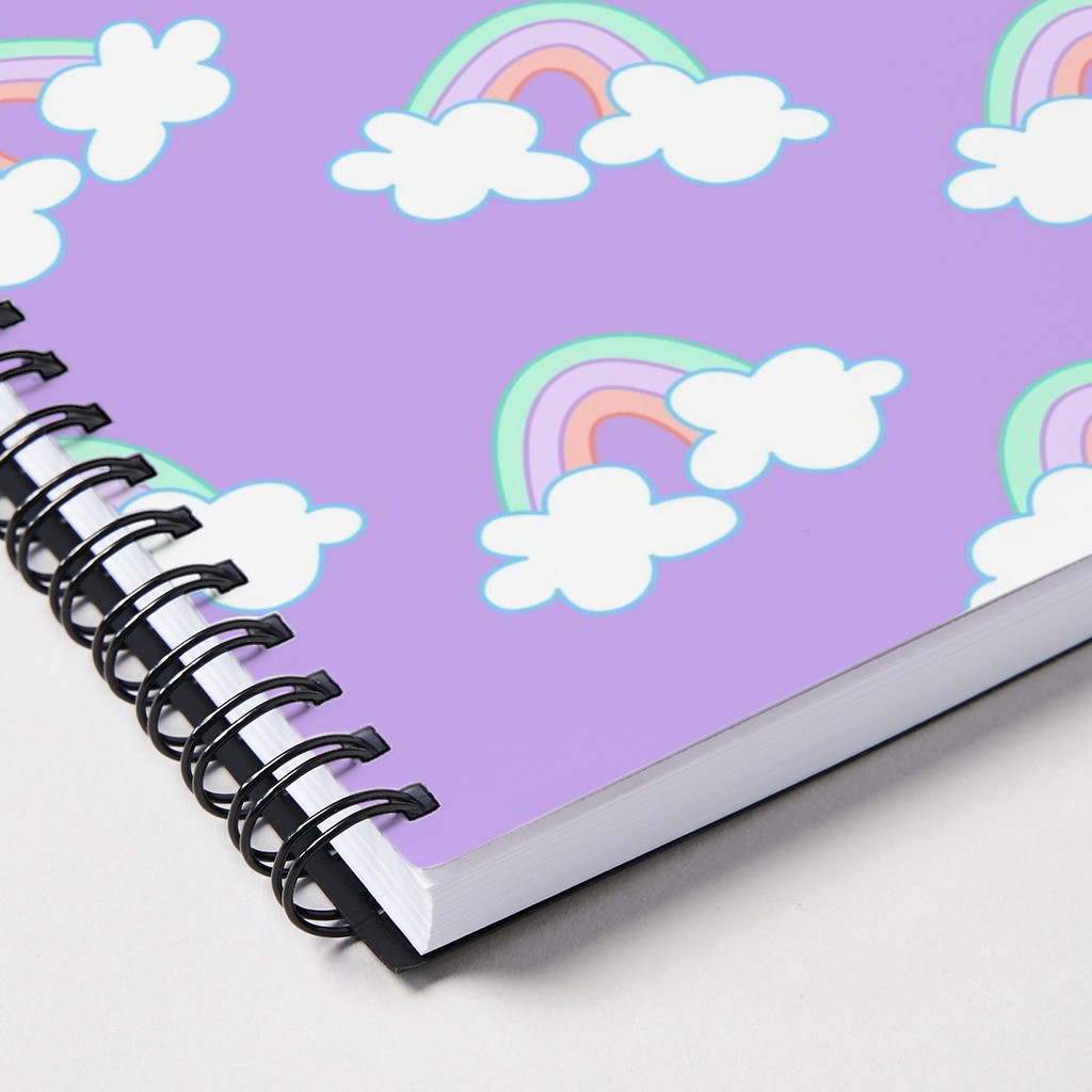 Nicola Unicorn Rainbows Notebook | Shutterfly