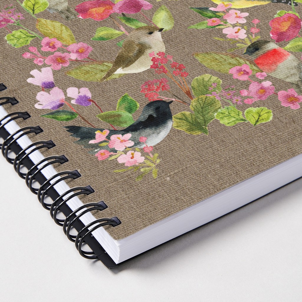 Winter Birds in the Garden Notebook | Shutterfly