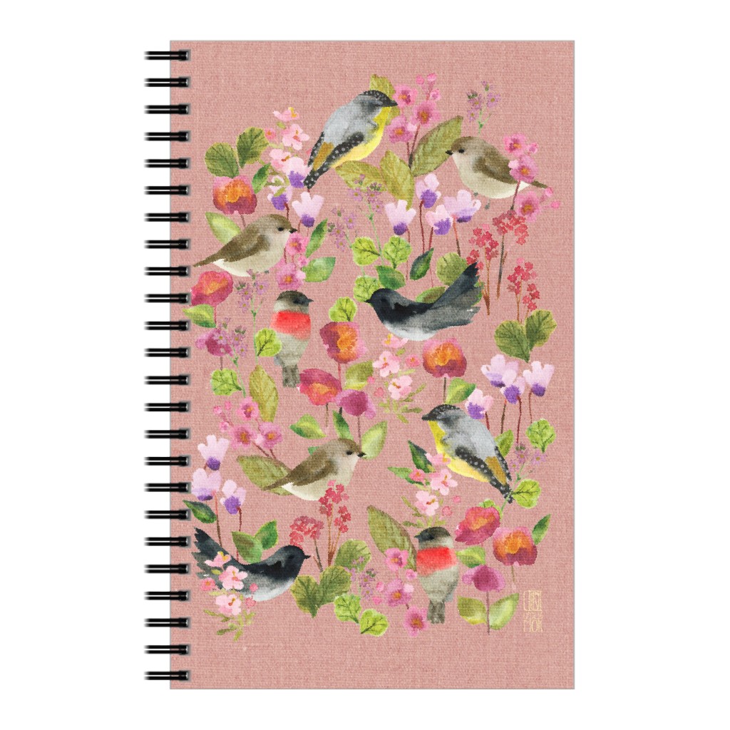 Winter Birds in the Garden Notebook | Shutterfly