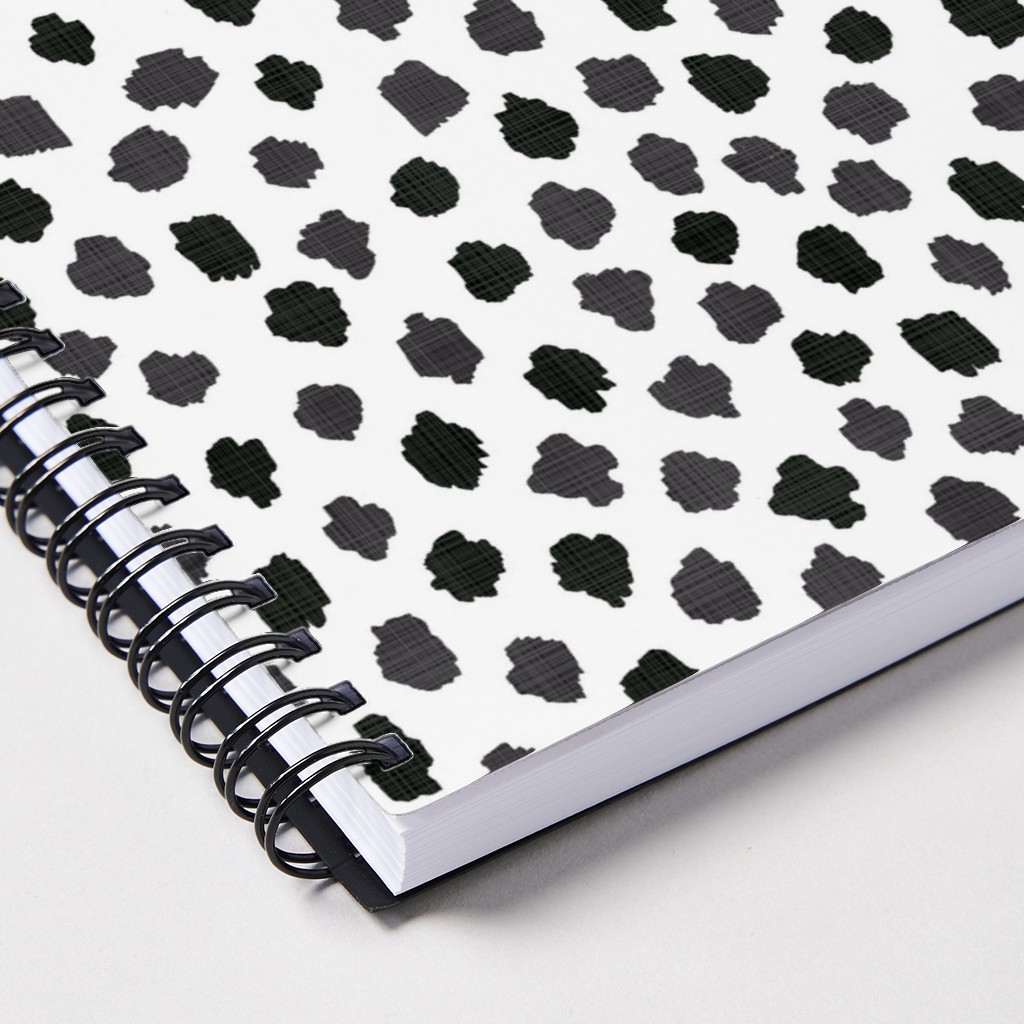 Inky Spots - Black and White Notebook | Shutterfly
