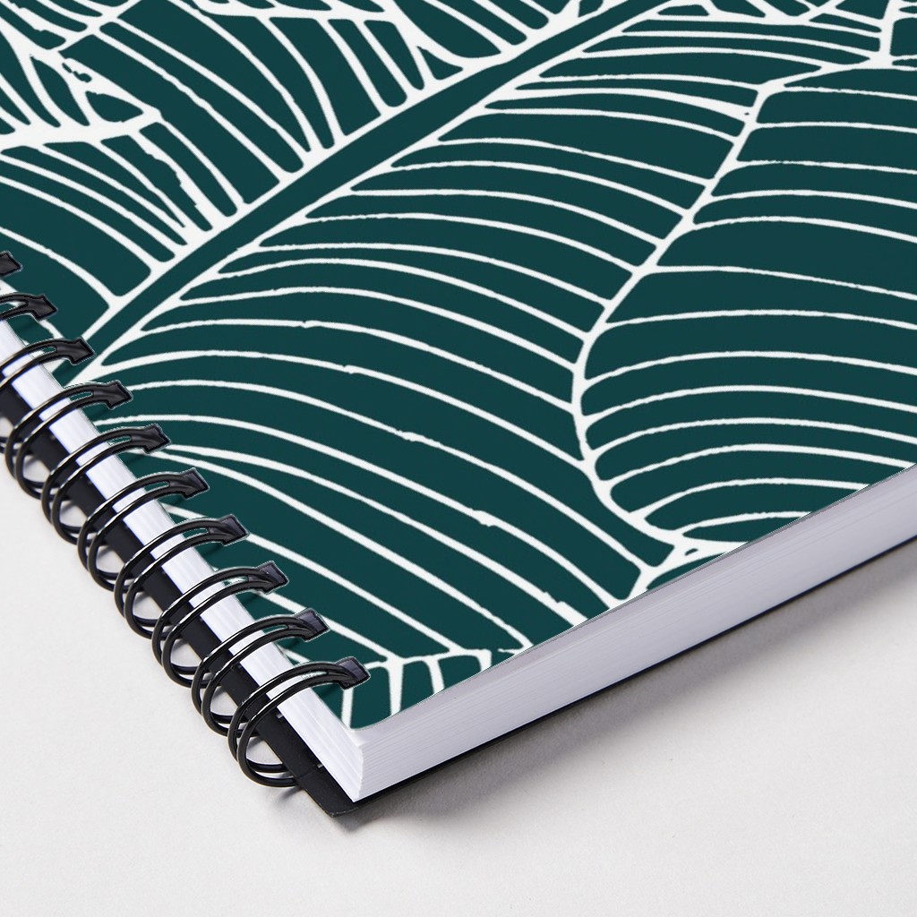 Banana Leaf - Teal Notebook | Shutterfly