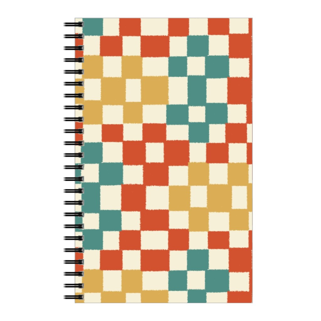 Wonky Checkerboard - Multi Notebook | Shutterfly