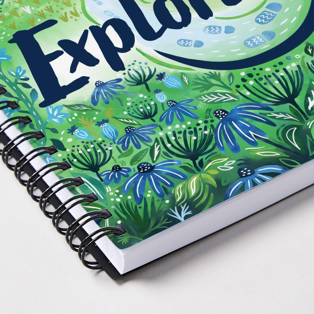 Never Stop Exploring - Green Notebook | Shutterfly