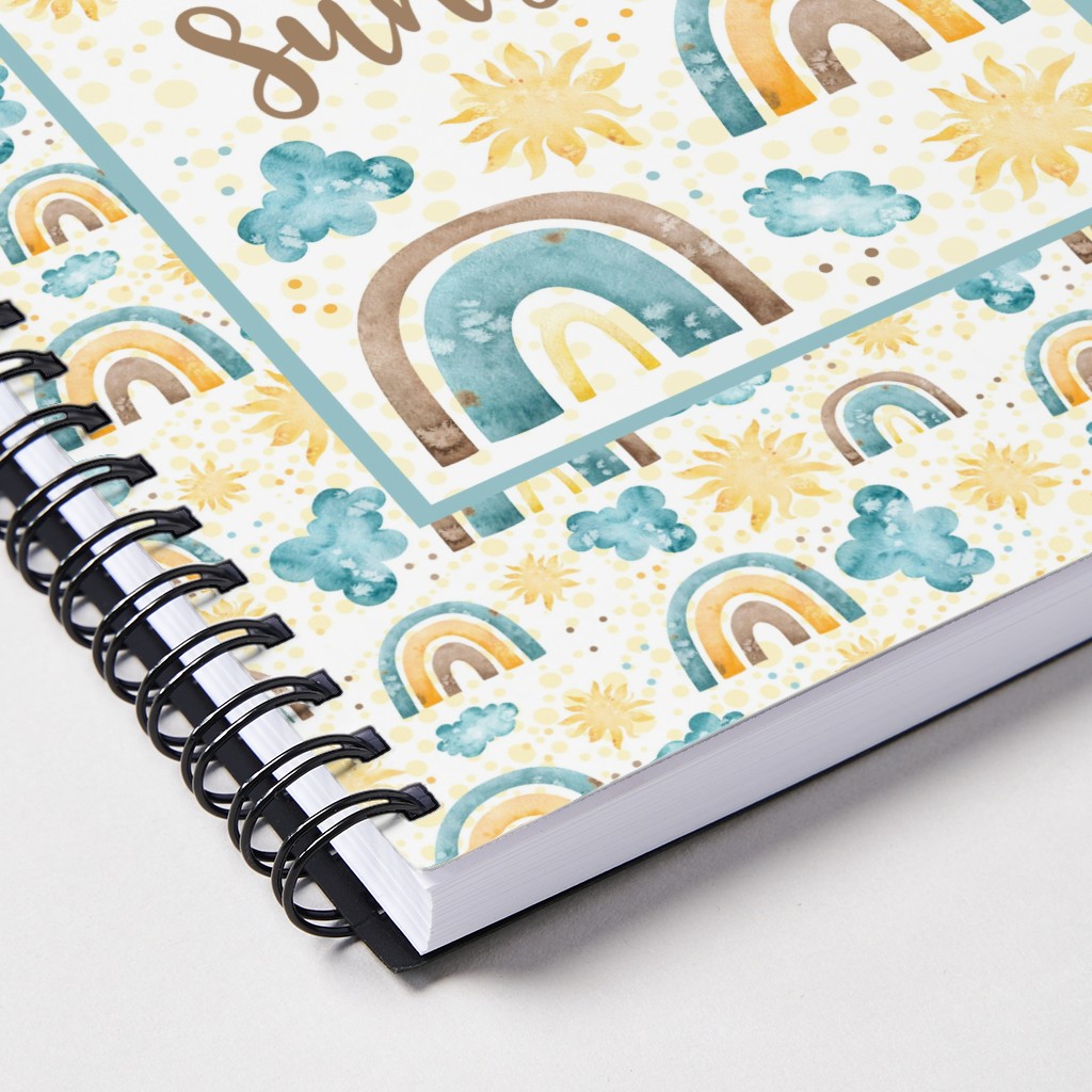 You Are My Sunshine - Rainbows, Clouds, Sky, Gender Neutral Notebook | Shutterfly