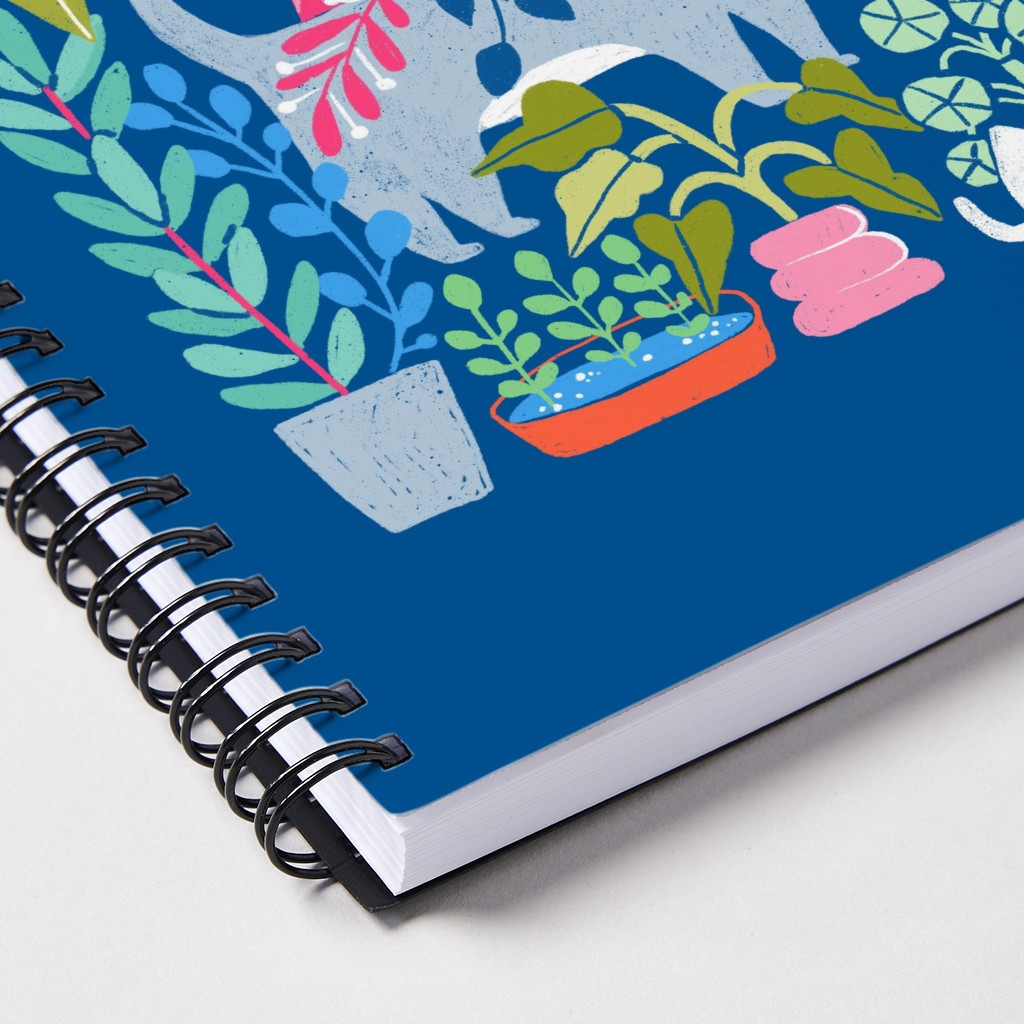 Meow Garden - Blue Notebook | Shutterfly
