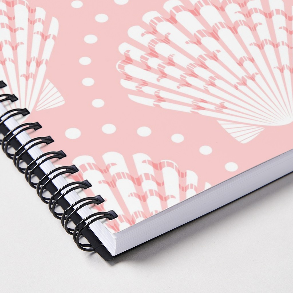 Pretty Scallop Shells - Pink Notebook | Shutterfly