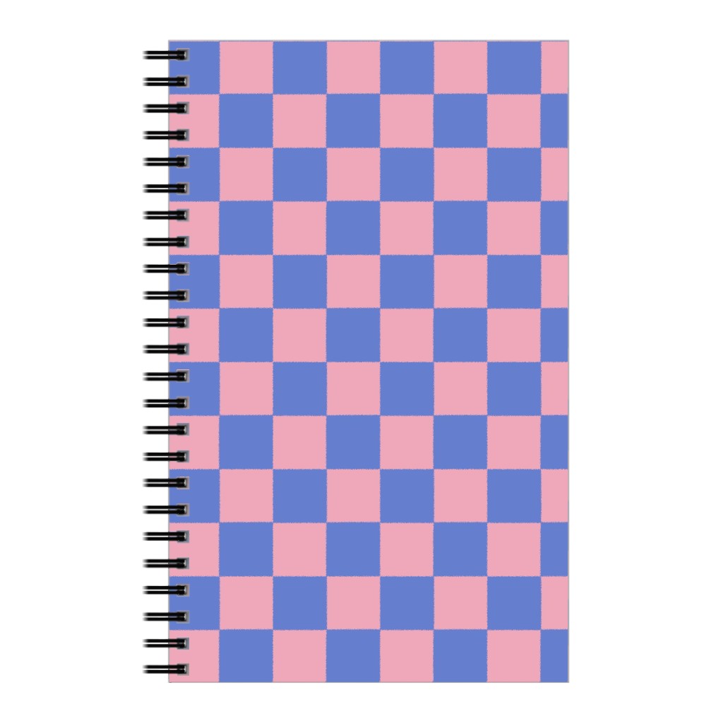 Fun Checkers - Pink and Purple Notebook | Shutterfly