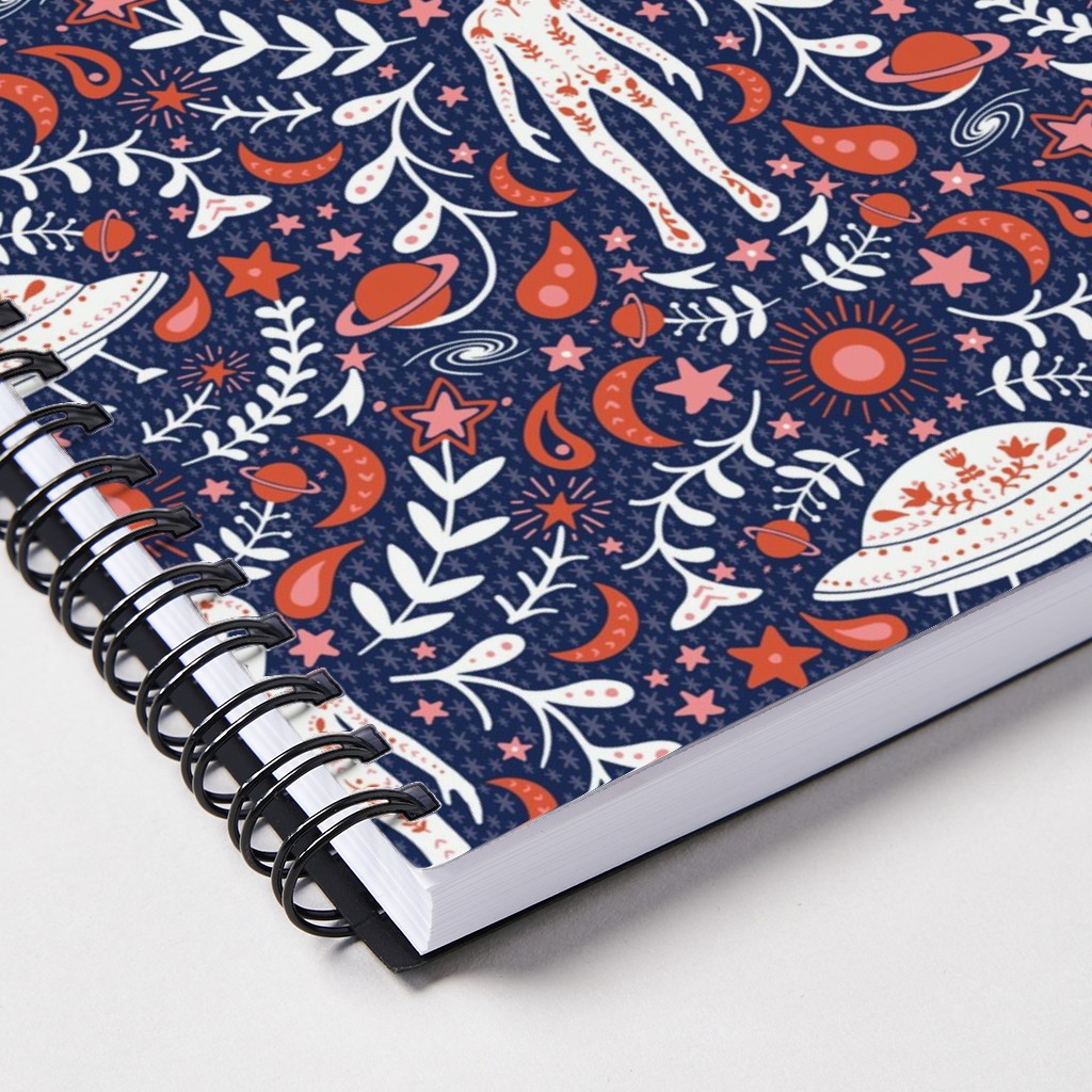 Folk Art Alien Notebook | Shutterfly