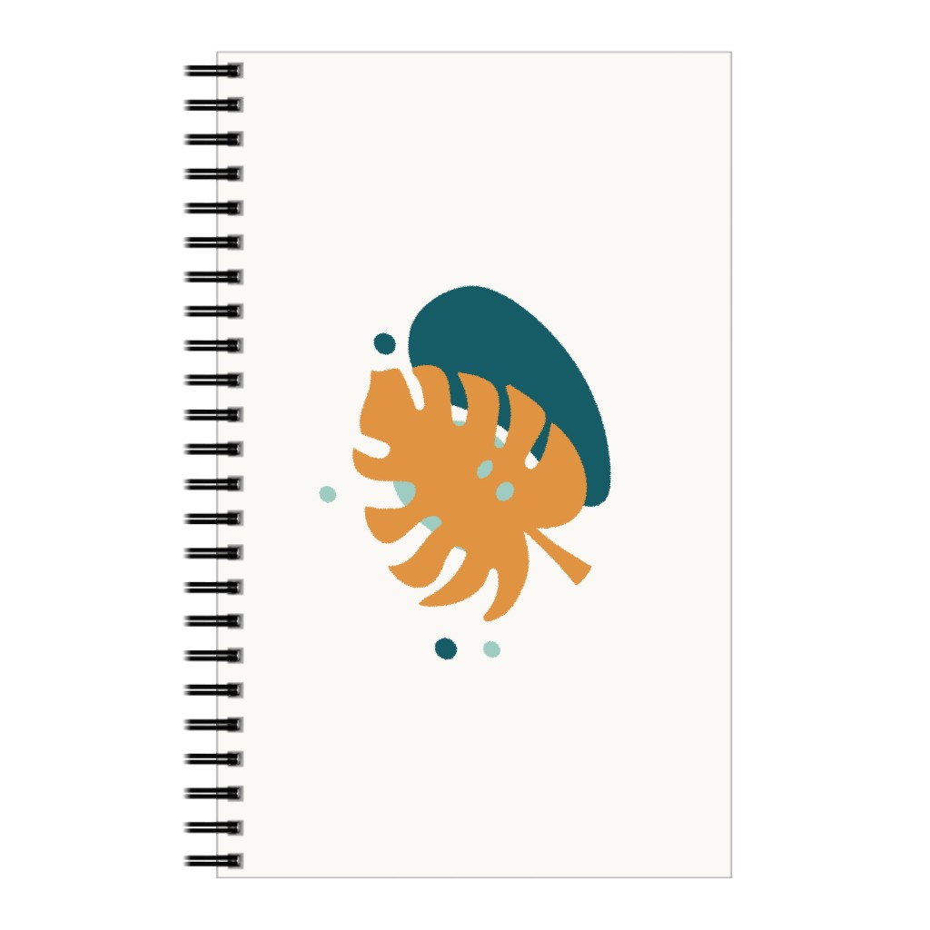 Shapes and Fern Leaf Iii Notebook | Shutterfly
