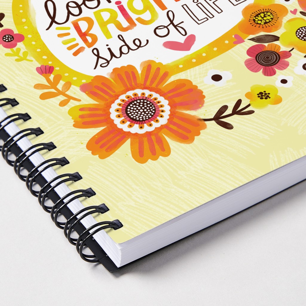 Always Look on the Bright Side of Life - Yellow Notebook | Shutterfly