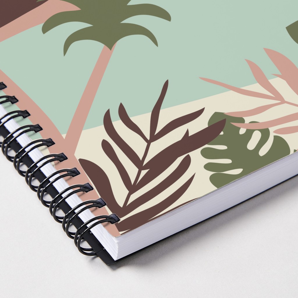 Tropical Beach - Multi Earth Tones Notebook | Shutterfly