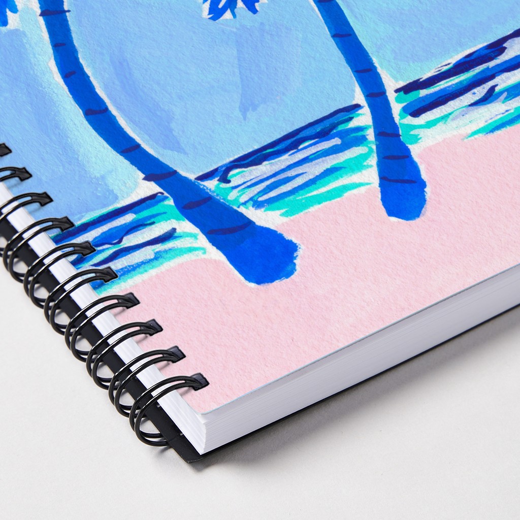 Palm Beach Vibes - Blue Notebook | Shutterfly