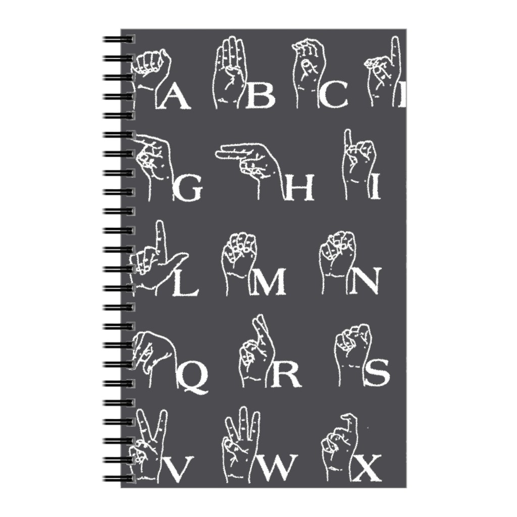 Sign Language Alphabet Notebook | Shutterfly