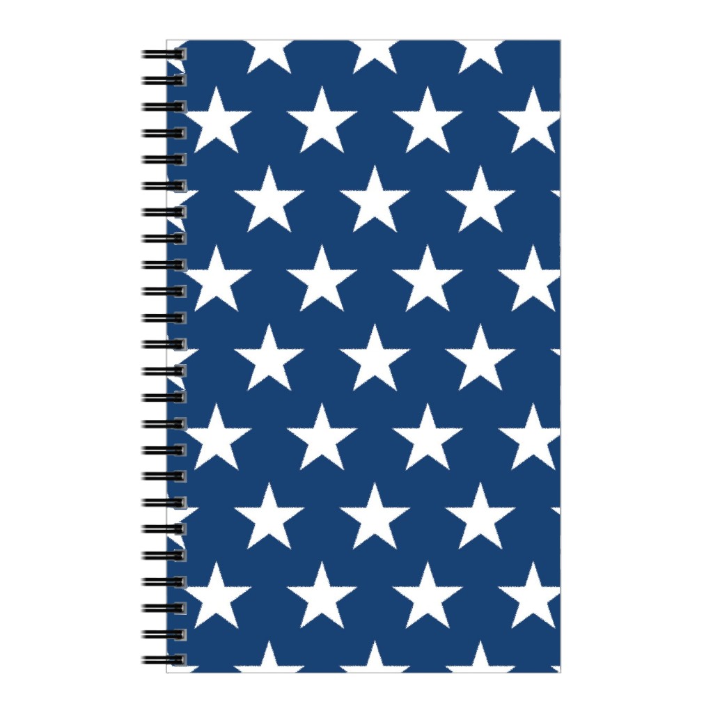 Stars on Blue Notebook | Shutterfly