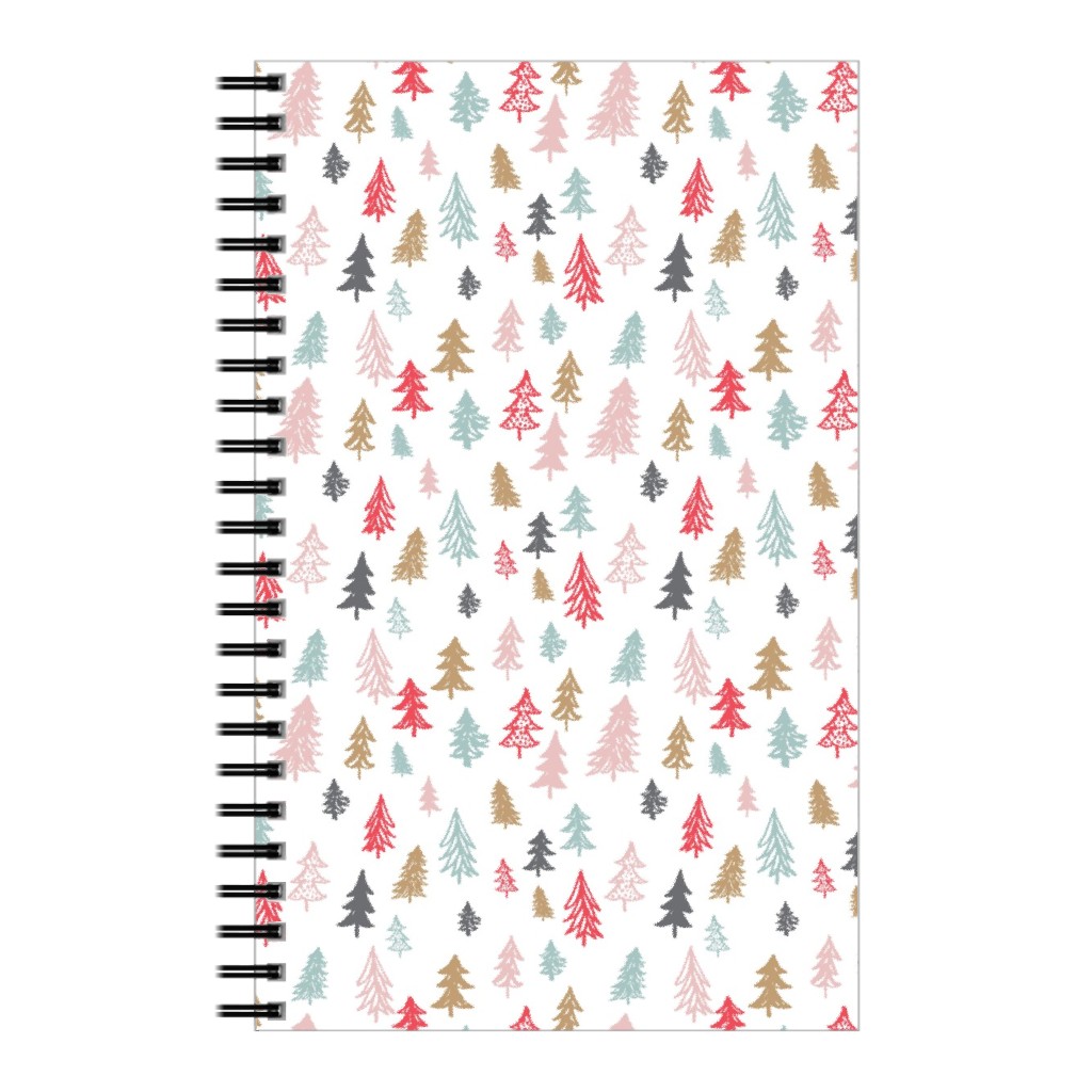 Forest Sketch - Red and Pink Notebook | Shutterfly