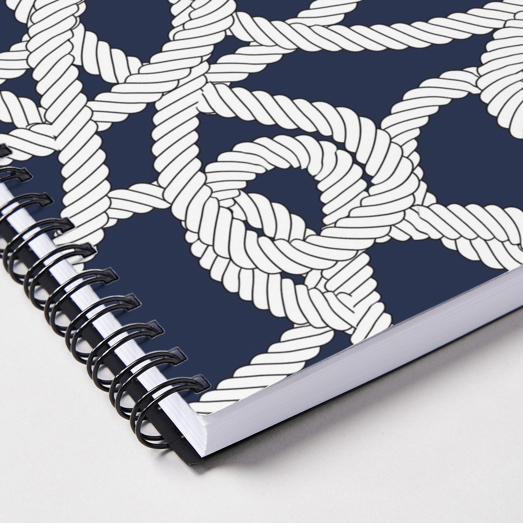 Nautical Rope Knots in Navy Notebook | Shutterfly