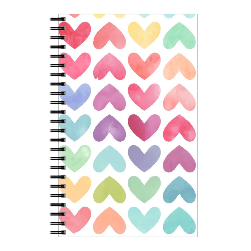 Rainbow Hearts - Multi Notebook | Shutterfly