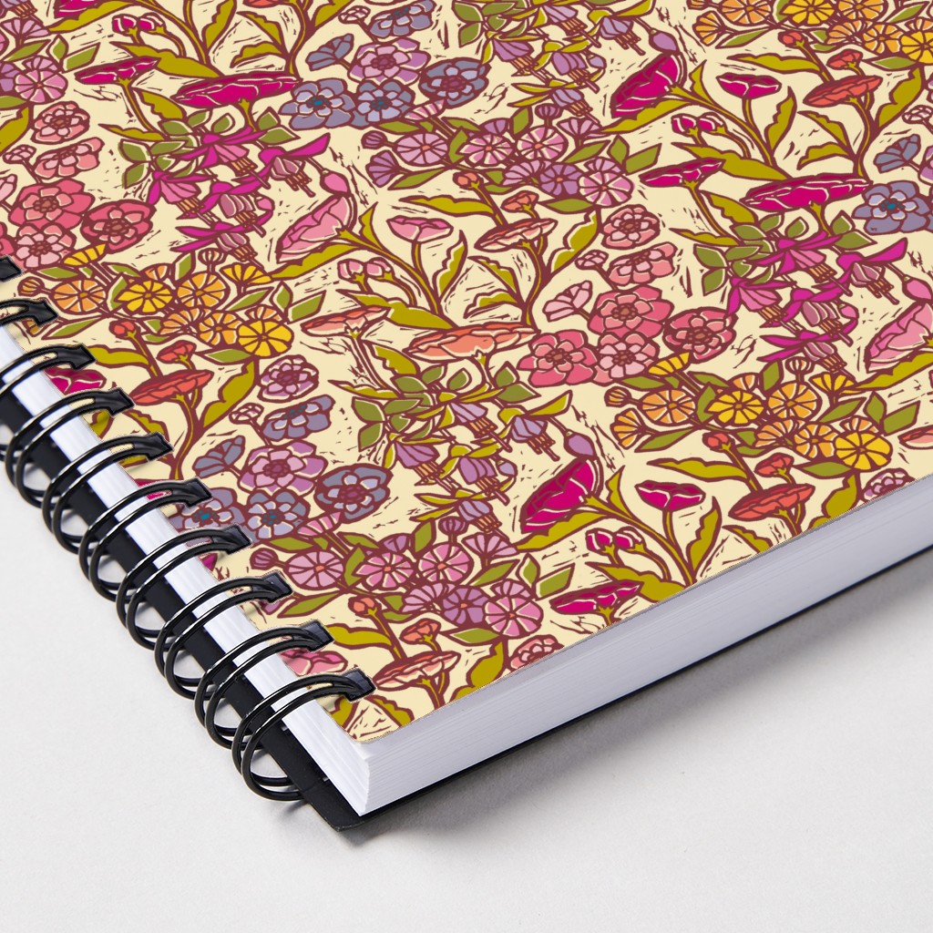 Woodcut Garden - Peach Dream Notebook | Shutterfly