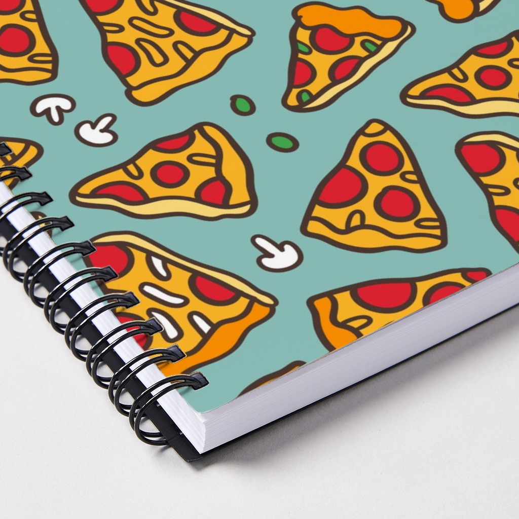 Pizza Pattern Notebook | Shutterfly