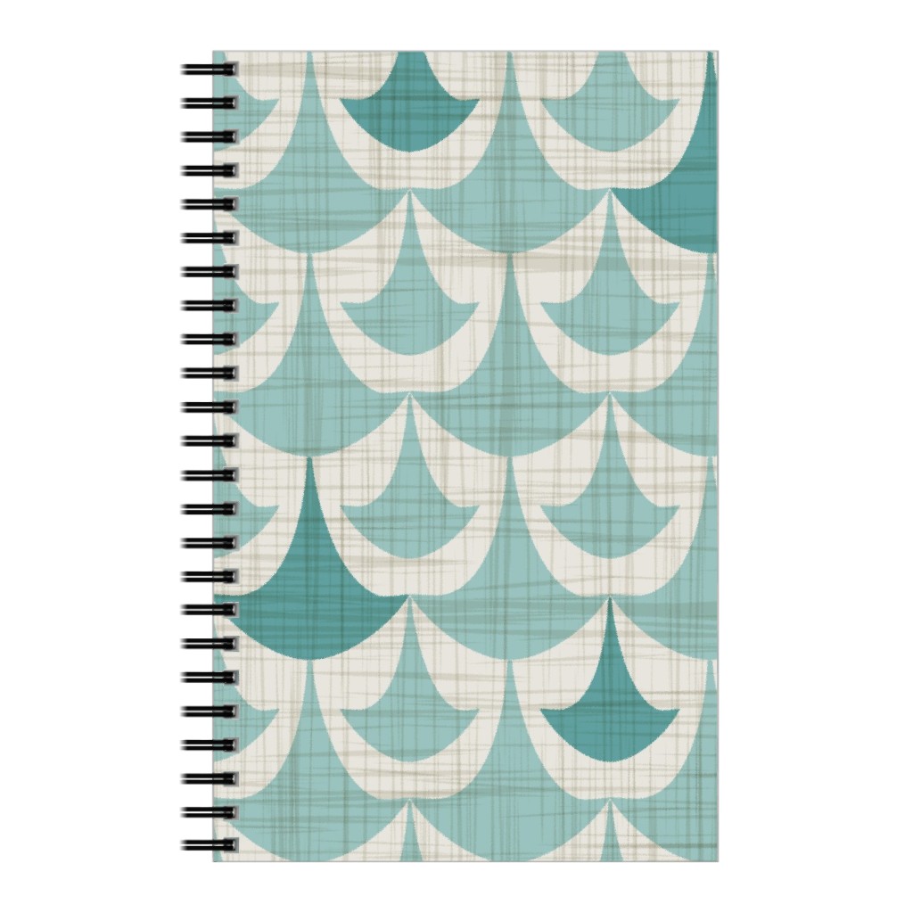 Rhapsody - Beige and Teal Notebook | Shutterfly