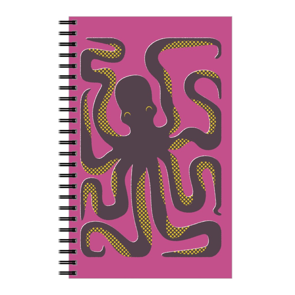 Octopus Box Mime - Pink Notebook | Shutterfly