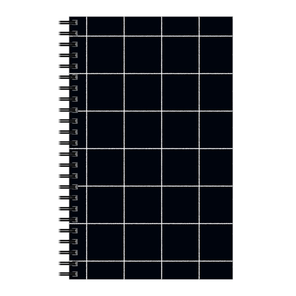Grid - Black Ad White Notebook | Shutterfly