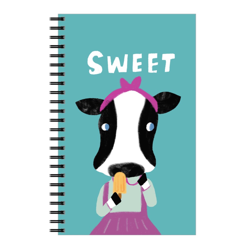 Sweet Cow & Popsicle - Blue Notebook | Shutterfly