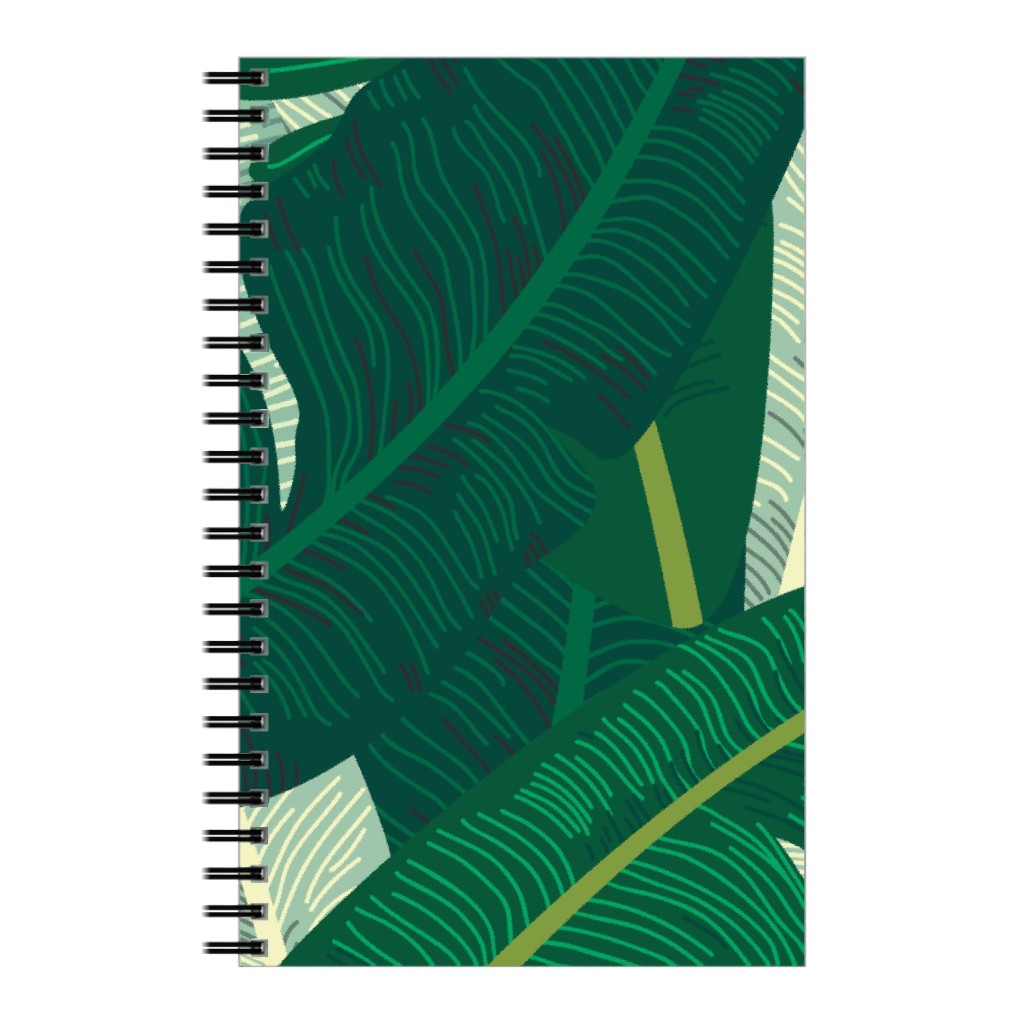 Classic Banana Leaves - Palm Springs Green Notebook | Shutterfly