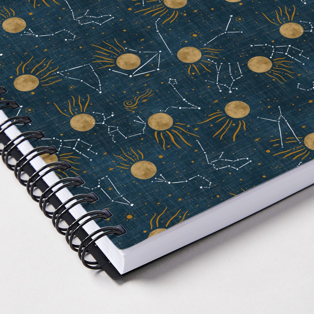 Moon Sparkle Zodiac Notebook | Shutterfly
